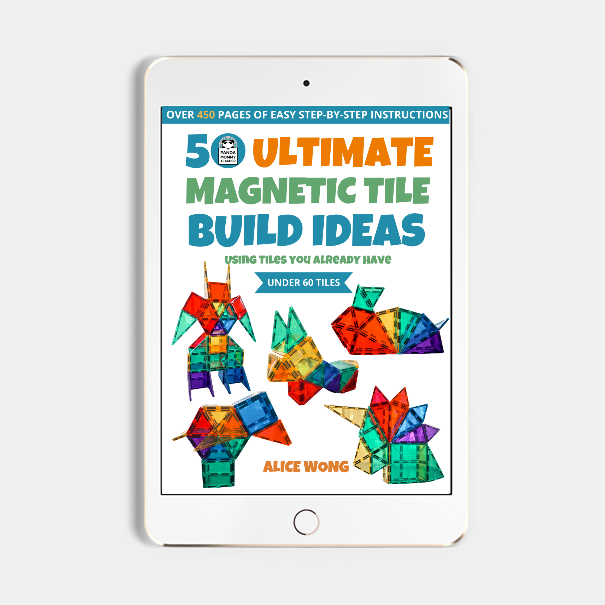 50 Ultimate Magnetic Tile Build Ideas (eBook) - Panda Mommy Teacher